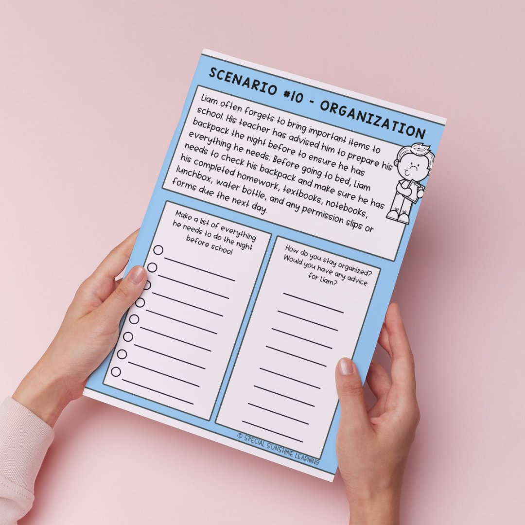 Executive Functioning Activity & Practice – Special Sunshine Learning