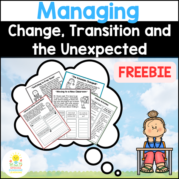 Managing Transitions & Change – Social Stories & SEL Lessons | FREEBIE ...